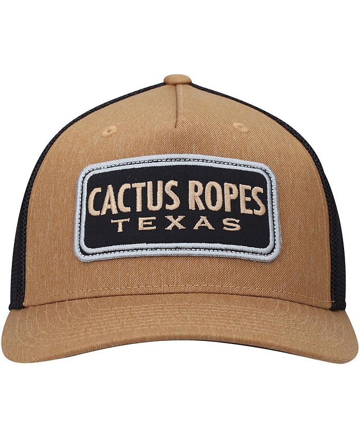 Hooey Men's Tan, Black Cactus Ropes Trucker Flex Hat - Macy's
