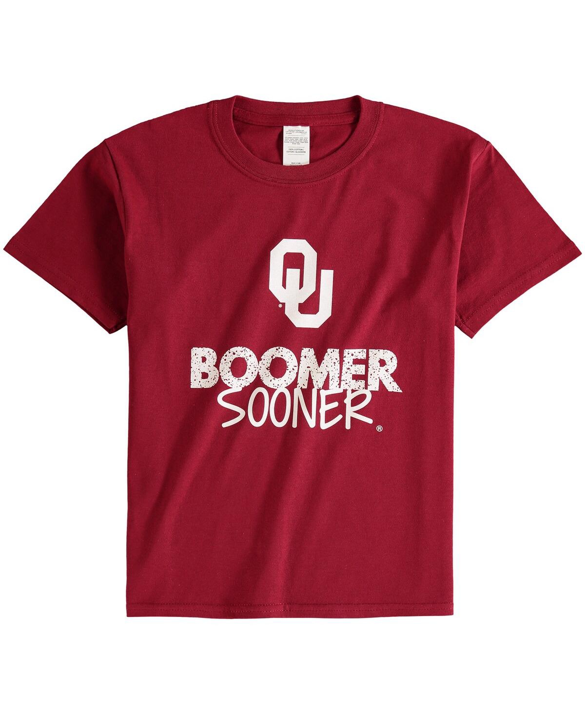 Click here for Big Boys Crimson Oklahoma Sooners Crew Neck T-shir... prices