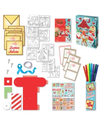 Box CanDIY Totally Santa Letters to Santa Mini Mailbox Set, 39 Pieces ...