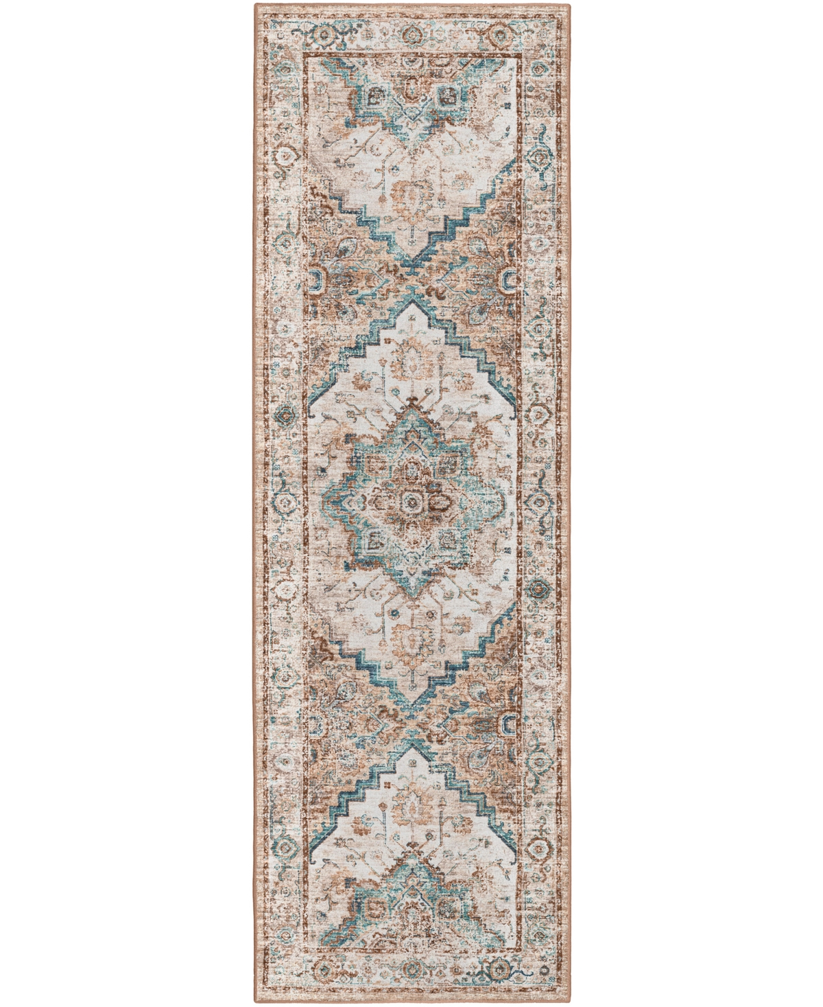Click here for Dalyn Jericho JC2 26 x 10 Runner Area Rug - Beige prices