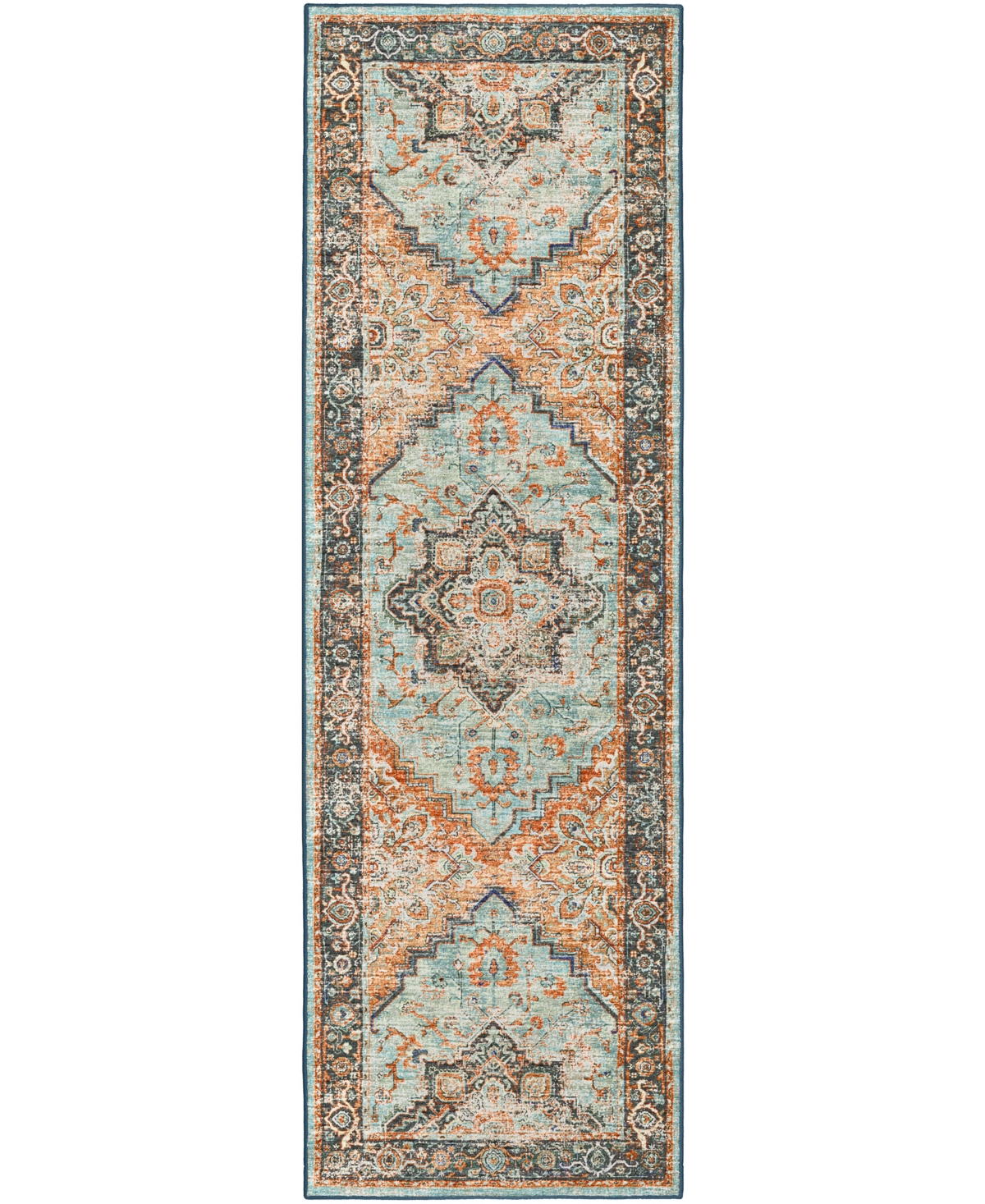 Click here for Dalyn Jericho JC2 26 x 10 Runner Area Rug - Mint prices