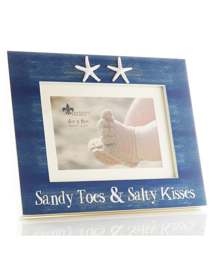 Lawrence Frames Shell Design Sandy Toes and Salty Kisses Beach Picture ...