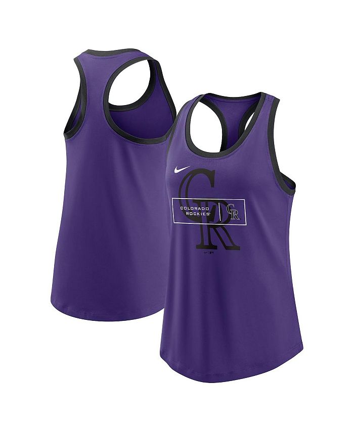 Nike Women's Purple Colorado Rockies X-Ray Racerback Performance Tank ...