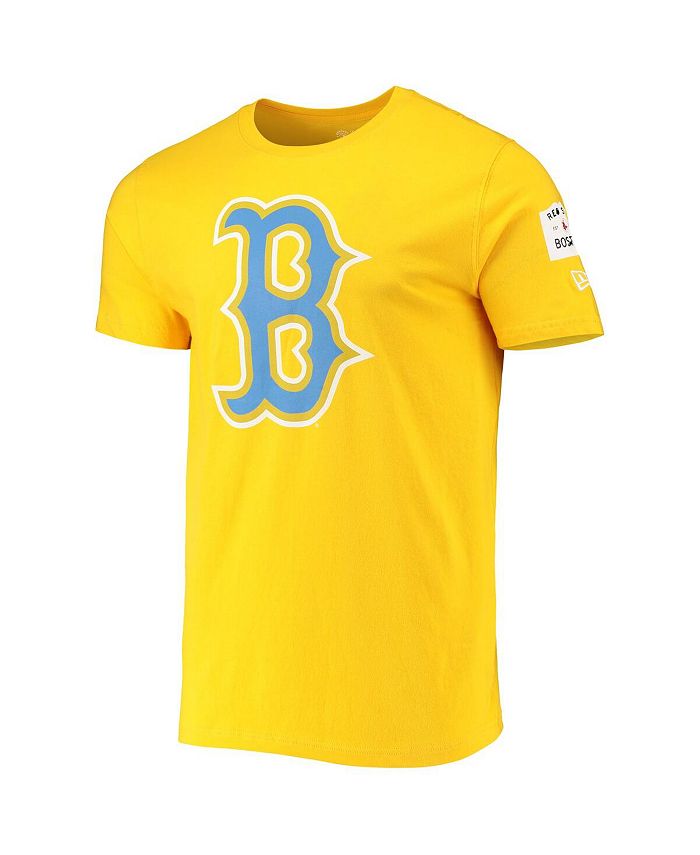 New Era Men's Yellow Boston Red Sox City Connect T-shirt - Macy's