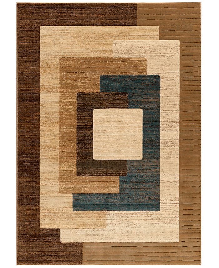 Kenneth Mink CLOSEOUT! Kenneth Northport OSB101 Blue 5'3" x 7'7" Mink ...