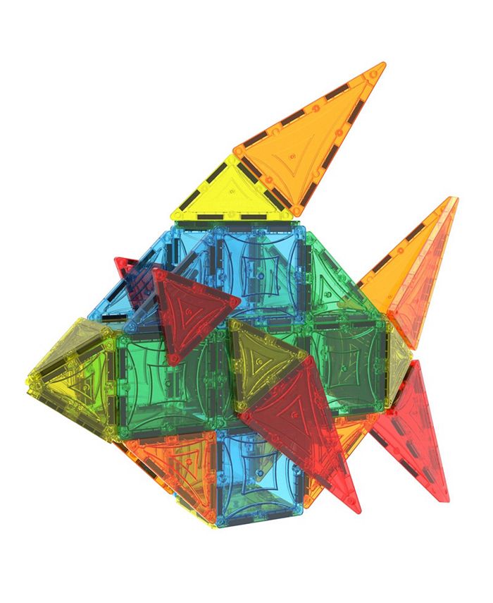 Mag-Genius 182 Piece Magnetic Building Block Set Plus 17 Bonus Pieces ...