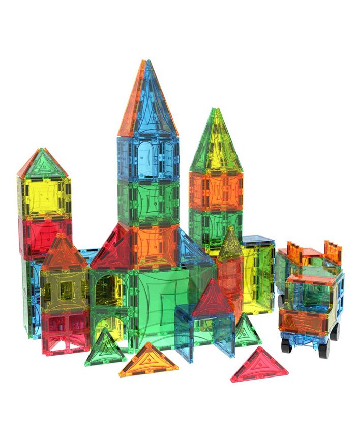 Mag-Genius 108 Piece Magnetic Building Blocks With Two Bonus Pieces ...