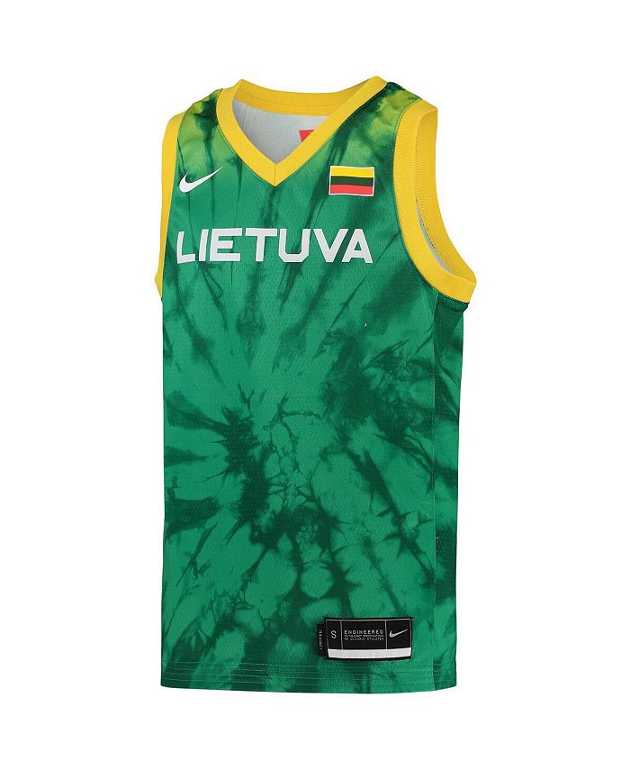 Nike Big Boys Green Lithuania Basketball 2020 Summer Olympics Replica ...