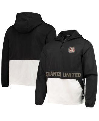 Men's The Wild Collective Black Atlanta United FC Anorak Quarter-Zip ...