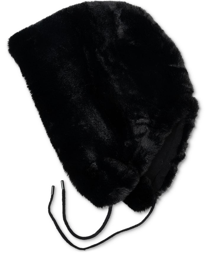 INC International Concepts Faux Fur Hood Hat, Created for Macy's ...