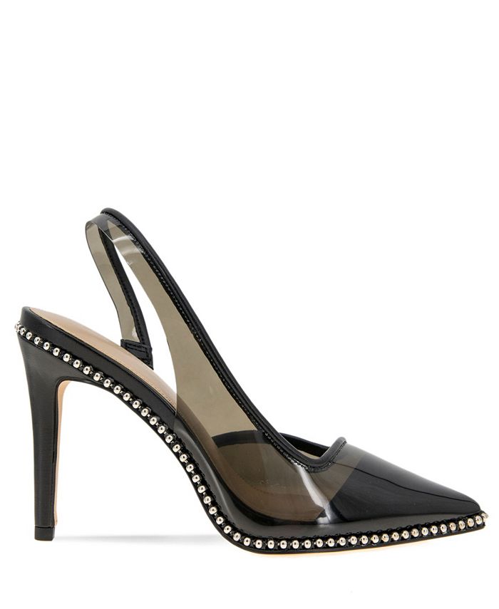 BCBGeneration Women's Hamina Vinyl Slingback Pump - Macy's
