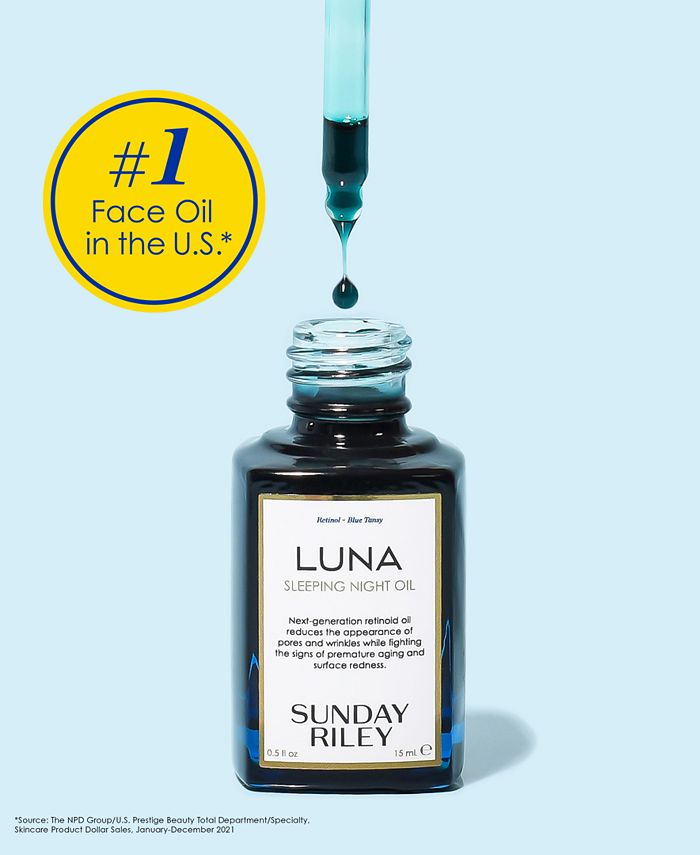 Sunday Riley Luna Sleeping Night Oil, 0.5oz. - Macy's