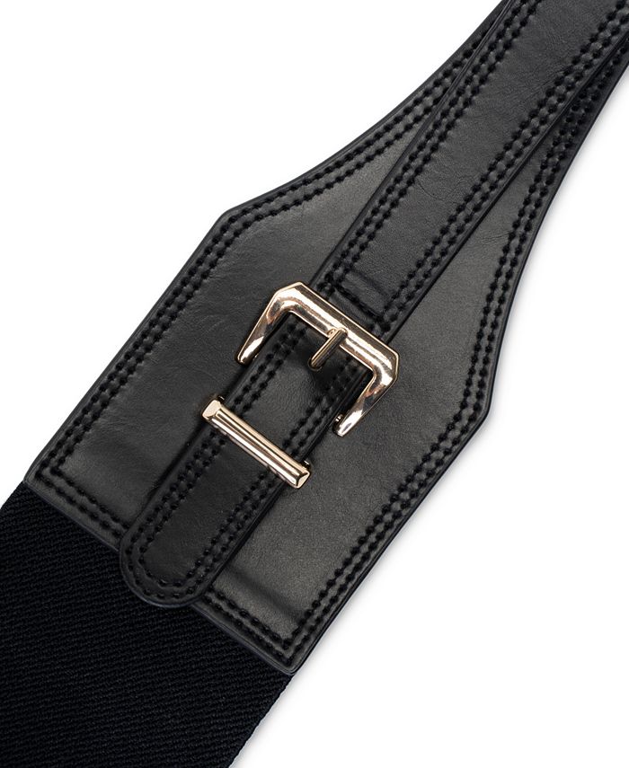 I.N.C. International Concepts Double Buckle Stretch Belt, Created for Macy's & Reviews - Belts ...