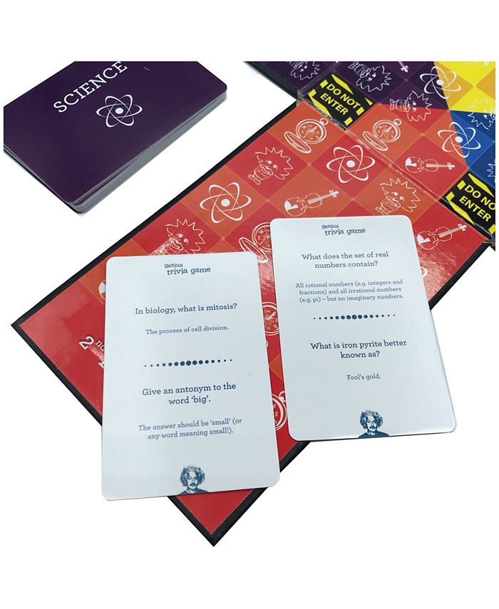 University Games Einstein Genius Trivia Game Set, 215 Piece - Macy's