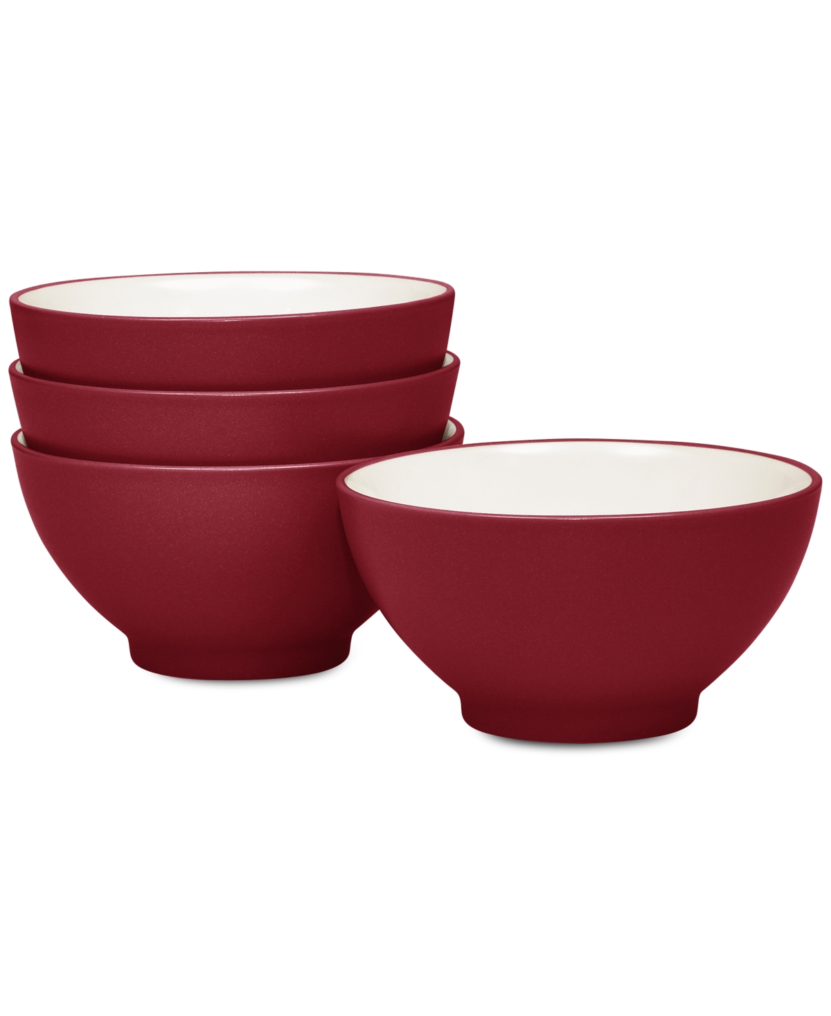 Click here for Noritake Colorwave Rice Bowls  Set of 4 - Raspberr... prices