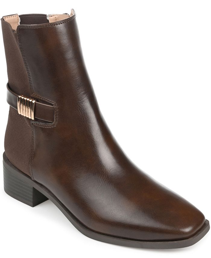 Journee Collection Women's Aubrie Ankle Booties - Macy's