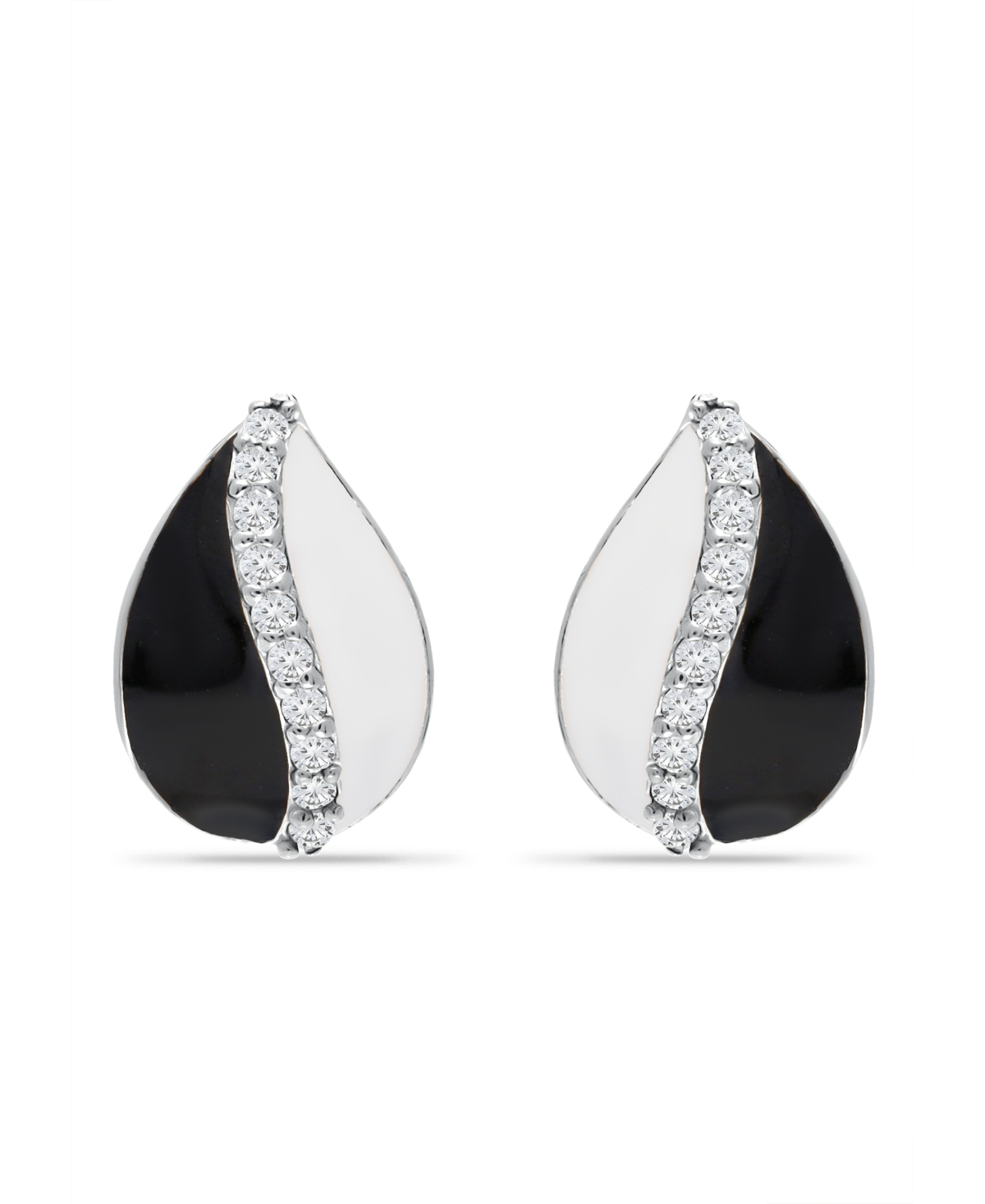 Click here for Giani Bernini Cubic Teardrop Huggie Hoop Earrings... prices