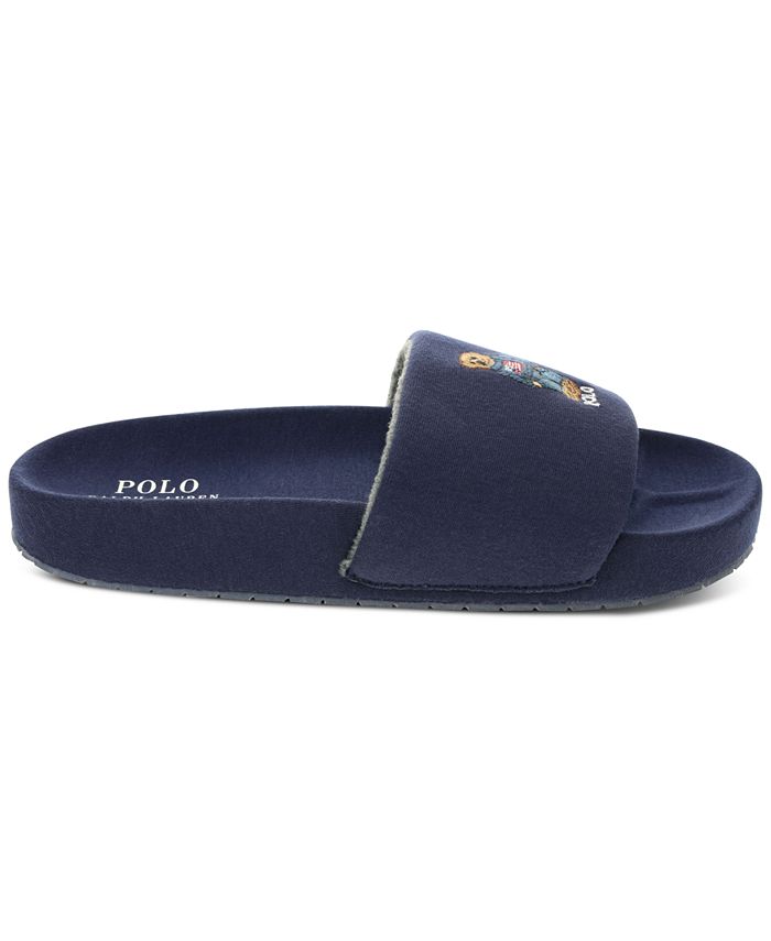 Polo Ralph Lauren Men's Hendrick Slide Sandal with American Flag Polo ...