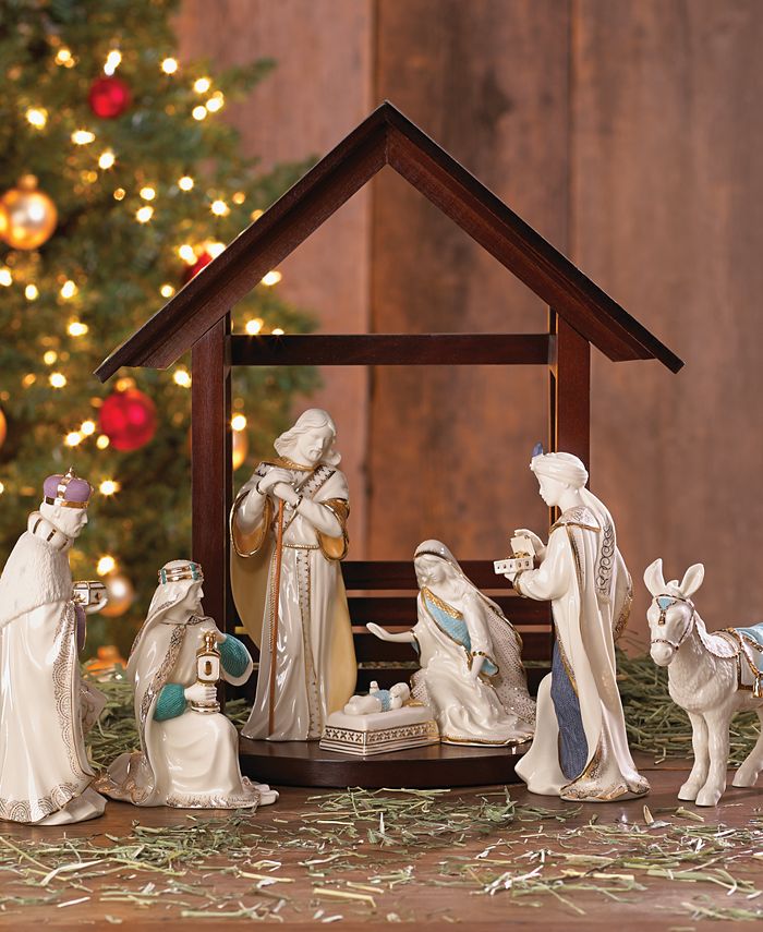 Lenox First Blessings Nativity Figurine Collection - Macy's
