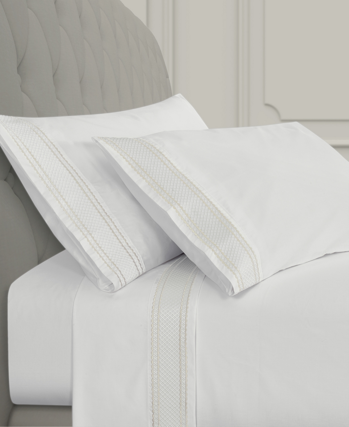 Click here for J Queen New York Monarch 4-Pc. Sheet Set  King - W... prices