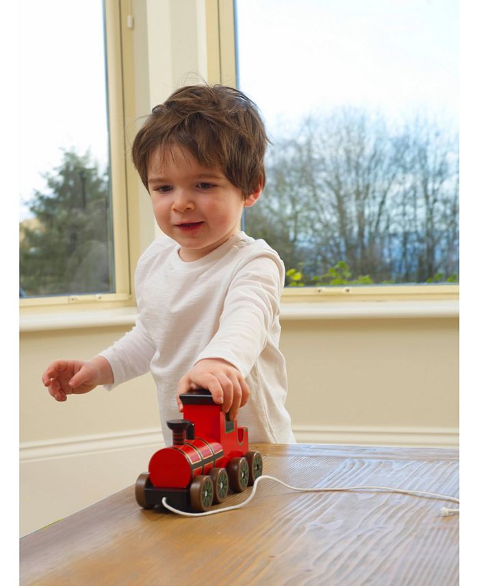 Orange Tree Toys Steam Train Pull Along - Macy's