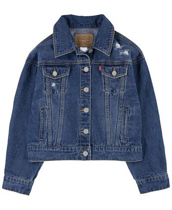 Levi's Levi's x Clements Twins Big Girls Oversized Trucker Jacket ...