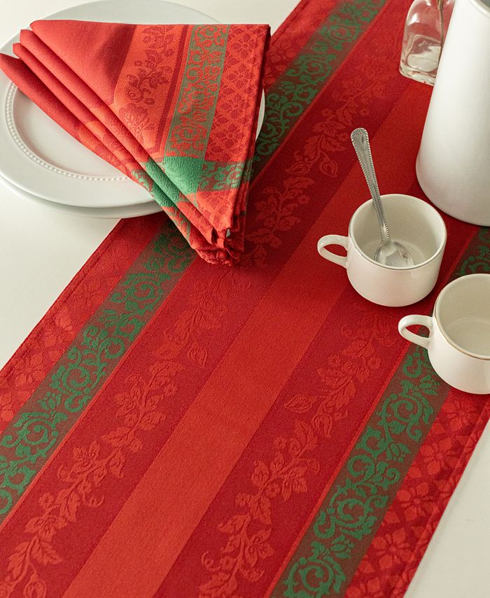 Benson Mills Majestic Jacquard Table Runner, 14" x 72" - Macy's