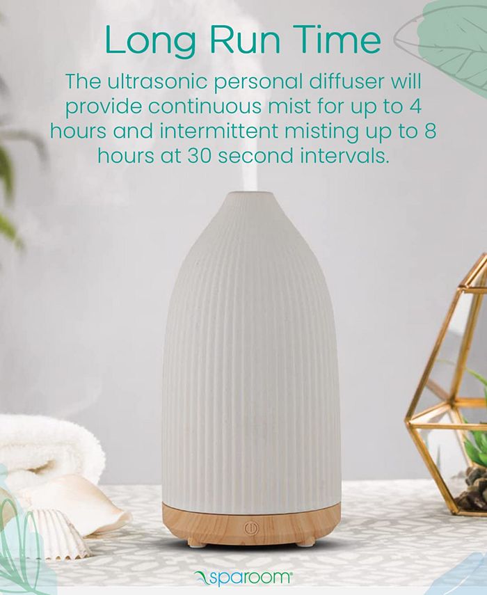 SpaRoom Sienna Ribbed Essential Oil Diffuser - Macy's