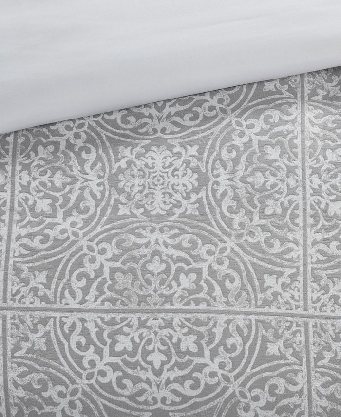 Madison Park Signature Windham Jacquard Tile 9-Pc.Comforter Set, Queen ...