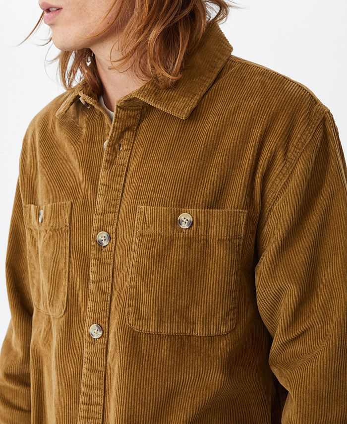 COTTON ON Men's Long Sleeve Heavy Overshirt - Macy's