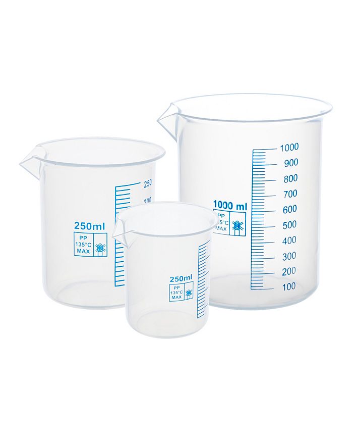 Supertek Polypropylene Beakers Set, 5 Piece - Macy's