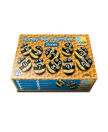 Yellow Door Honey Bee Number Stones, Set of 20 - Macy's