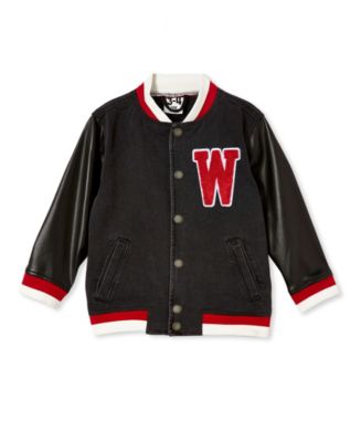 Toddler Girls Letterman Jacket - Macy's