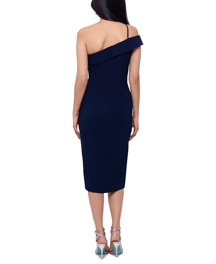 XSCAPE Women's Asymmetrical One-Shoulder Dress - Macy's