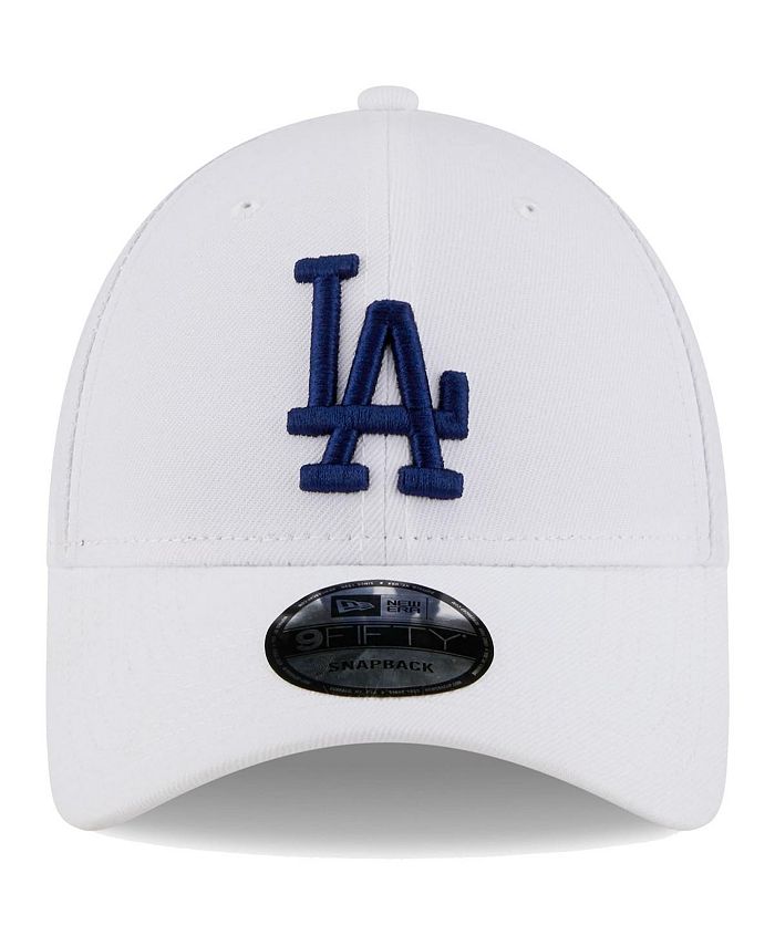 New Era Men's White Los Angeles Dodgers League II 9FORTY Adjustable Hat ...