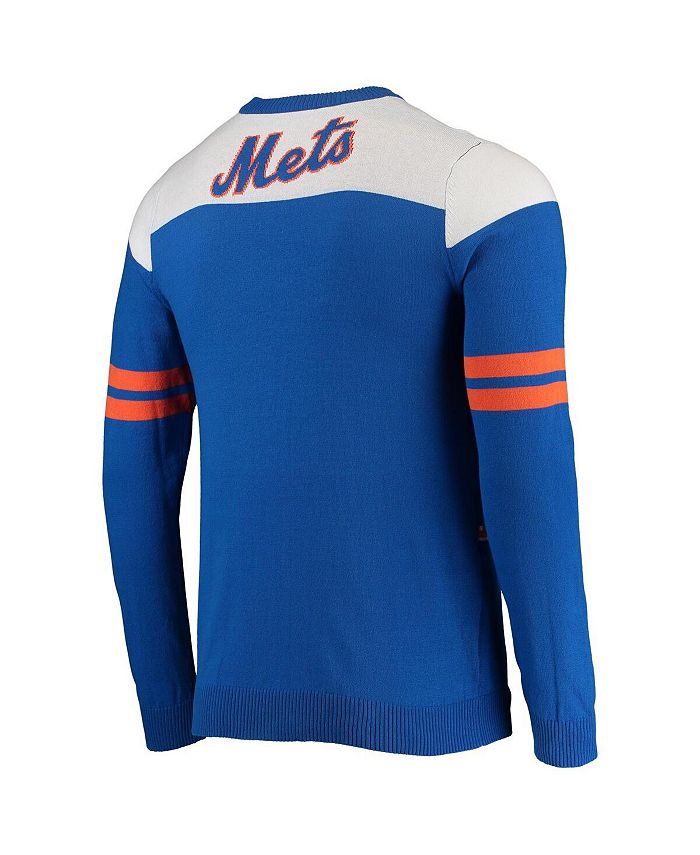 FOCO Men's Royal New York Mets Ticket Light-Up Ugly Sweater - Macy's