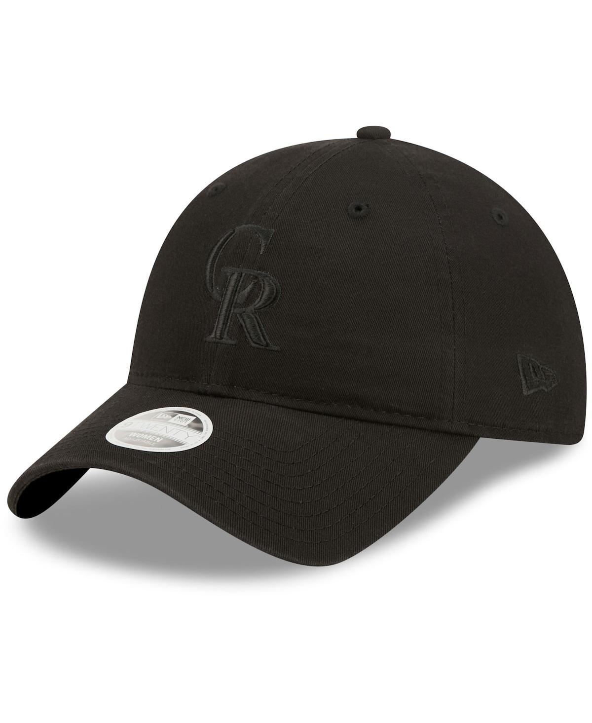 Click here for Womens New Era Colorado Rockies Black on Black Cor... prices