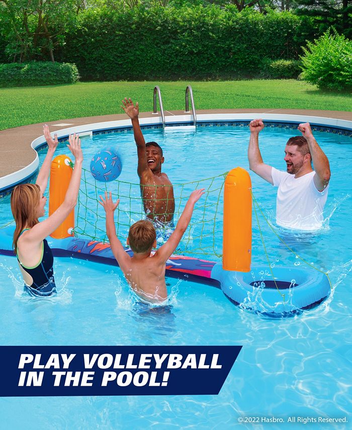 Nerf Super Soaker Inflatable Volleyball Game Set by Wowwee - Macy's
