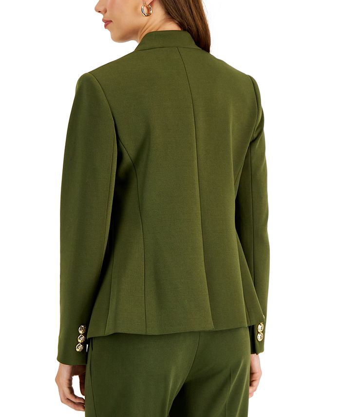 Tahari ASL Women's Faux Double-Breasted Jacket - Macy's