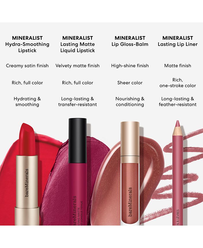 bareMinerals Mineralist Lasting Matte Liquid Lipstick - Macy's