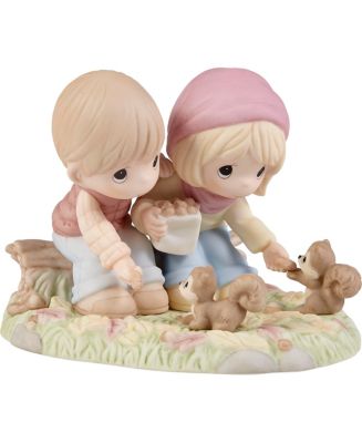 Precious Moments 221020 I'm Nuts About You Bisque Porcelain Figurine ...