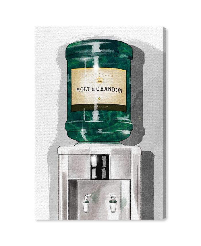 Oliver Gal Glam Modern Watercooler Giclee Print on Gallery Wrap Canvas ...