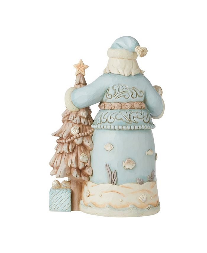 Jim Shore Coastal Santa with Lighthouse Scene Figurine - Macy's