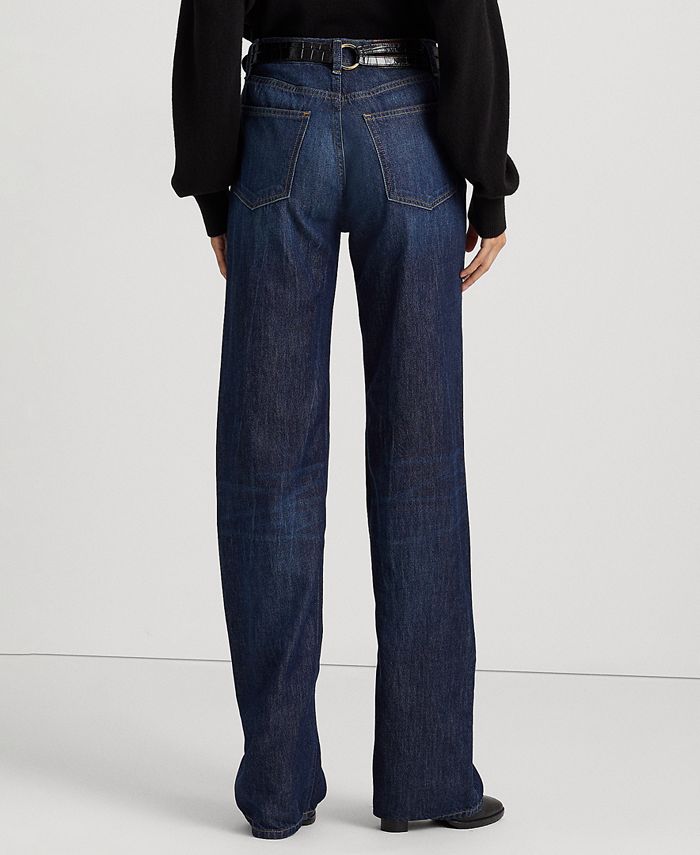 Lauren Ralph Lauren High-Rise Relaxed Straight Jeans - Macy's Lauren Ralph Lauren High-Rise Relaxed Straight Jeans - Macy's