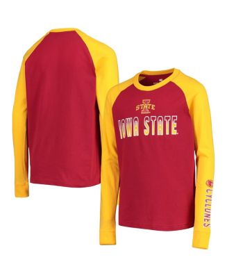 Big Boys Colosseum Cardinal Iowa State Cyclones Beanie Long Sleeve ...