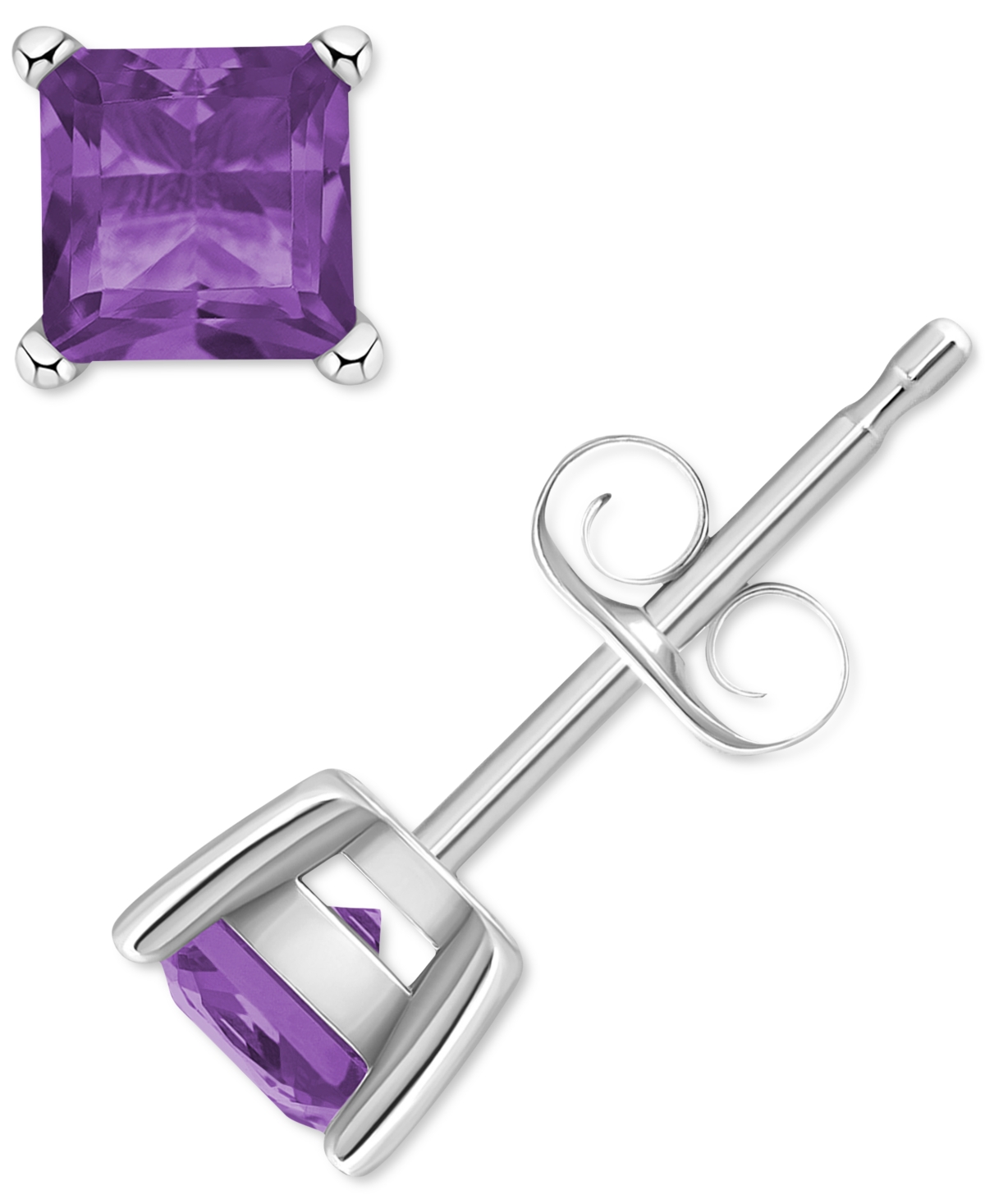 Click here for Amethyst Square Stud Earrings (5/8 ct. t.w.) in 14... prices