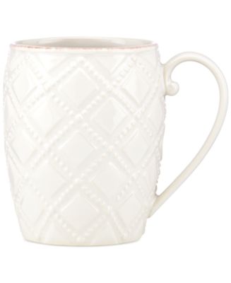 Lenox French Perle Trellis Mug - Macy's