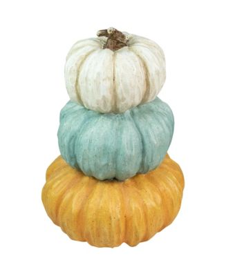 Triple Stacked Pumpkins Thanksgiving Tabletop Decor, 22" - Macy's