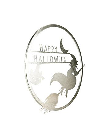 Northlight Flying Witch Happy Halloween Wall Sign, 17" - Macy's