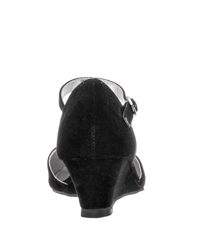 Nina Little Girls Lenora Wedge Dress Shoes - Macy's
